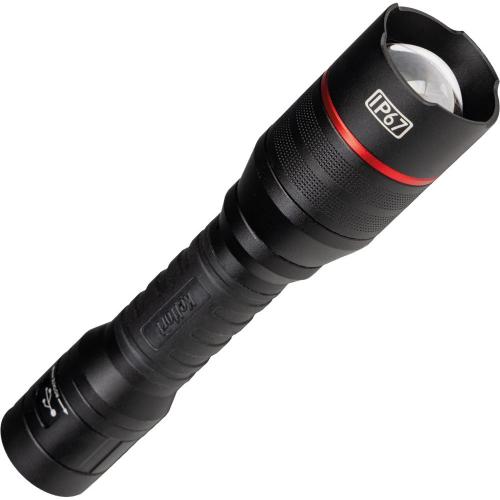 Zaklamp LED oplaadbaar aluminium body met Li-Ion accu 4.5ah 25w 6000K 3200 Lumen IP67 300m ...